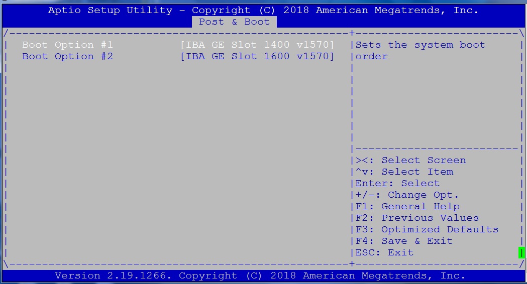 FWA-2012 MGMT (NIC:I210) PXE function setting – Advantech ESG Service Center
